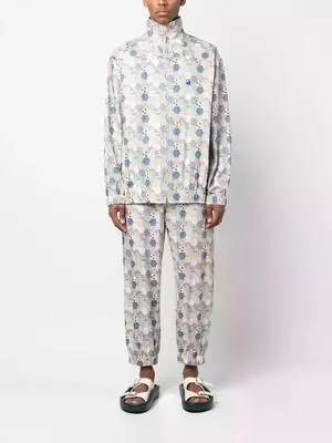 CHLOE NARDIN Geometric-pattern Cotton Lightweight Jacket