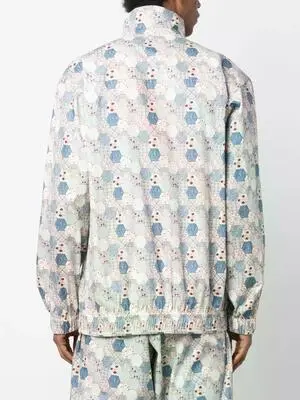 CHLOE NARDIN Geometric-pattern Cotton Lightweight Jacket