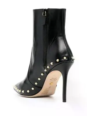 STUART WEITZMAN Embellished Leather Ankle Boots