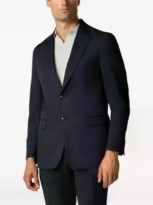 Brooks Brothers Virgin-wool Single-breasted Blazer - Blue