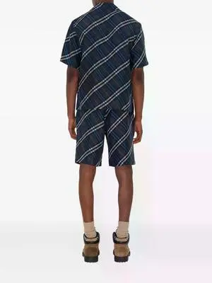 Burberry Checked Silk Shirt