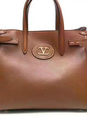 Valentino Garavani Small Antibes Tote Bag - Brown