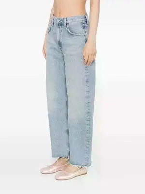 AGOLDE Low Curve Fray Jeans