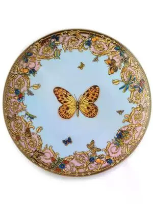 Versace X Rosenthal Jardin De Bread Plate - Blue