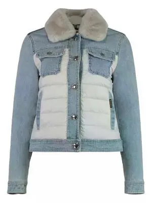 MOORER Petunia Denim Jacket - Blue