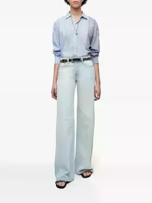 RE/DONE Mid-rise Wide Leg Jeans - Blue