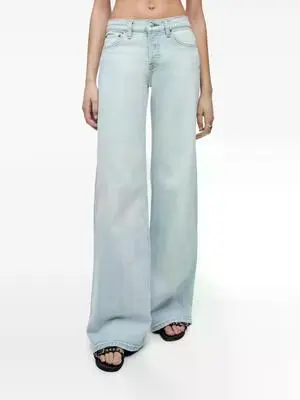 RE/DONE Mid-rise Wide Leg Jeans - Blue