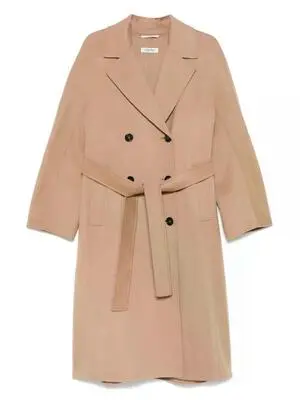 Max Mara Double-breasted Belted Coat