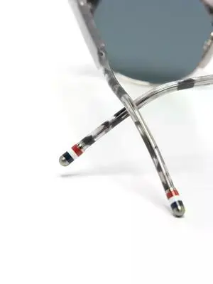 Thom Browne Oval-frame Sunglasses