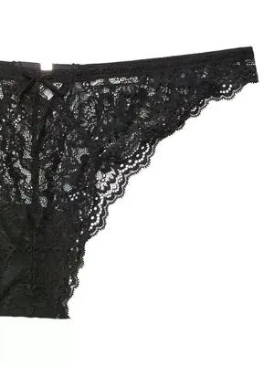 FLEUR DU MAL Bianca Thong - Black