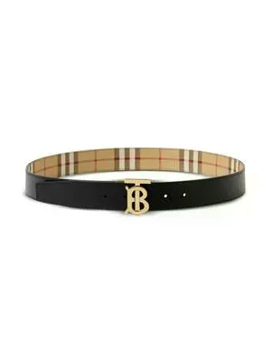 Burberry Reversible Check Tb Belt