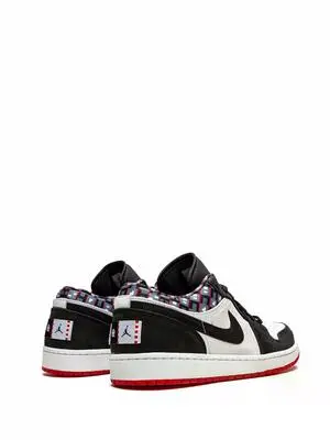 JORDAN Air 1 Low Quai 54 " White - Black