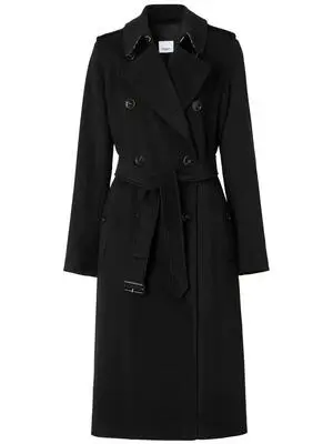 Burberry Kensington Cashmere Trench Coat