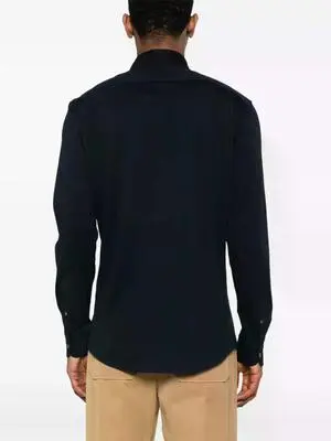 Zegna Piqué Shirt - Blue