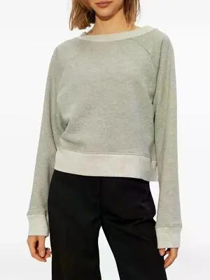 Victoria Beckham Boat-neck Sweatshirt - Grey