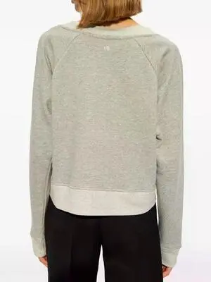 Victoria Beckham Boat-neck Sweatshirt - Grey