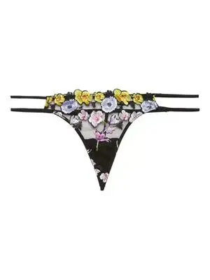 FLEUR DU MAL Eden G-string Thong - Black