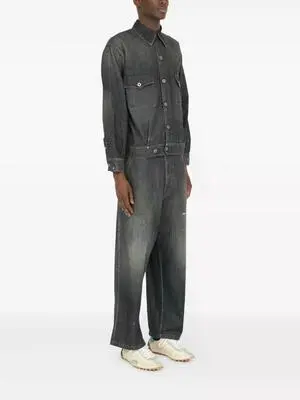MAISON MARGIELA Denim Shirt Jacket - Black
