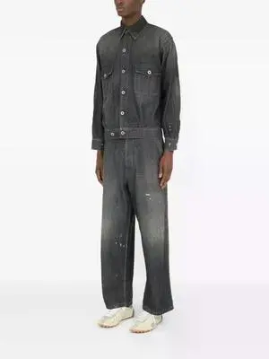 MAISON MARGIELA Denim Shirt Jacket - Black
