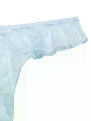 FLEUR DU MAL Jasmin Thong - Blue