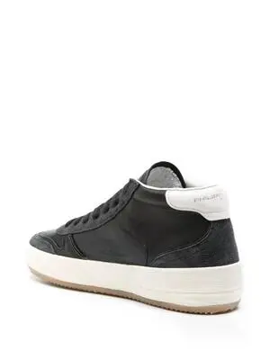 Philippe Model Calf Leather Sneakers - Black