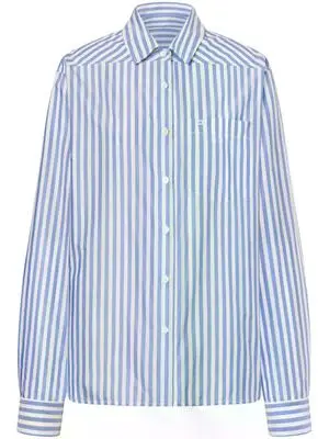 Philosophy Di Lorenzo Serafini Striped Shirt - Blue