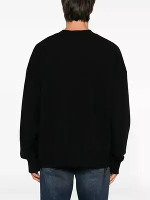 Palm Angels Logo-print Sweatshirt - Black