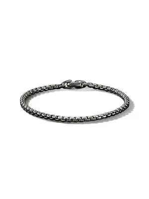 David Yurman Sterling Box Chain Bracelet - Silver