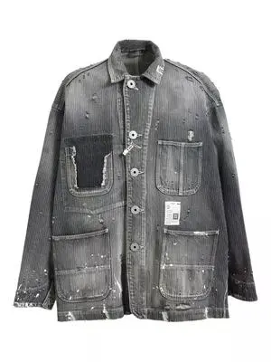 Mihara Yasuhiro Denim Shirt Jacket - Black