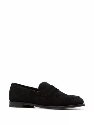 SCAROSSO Stefano Suede Penny Loafers