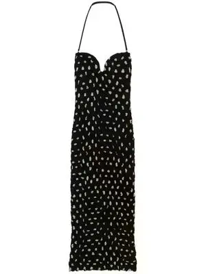 Nanushka Haylen Midi Dress - Black