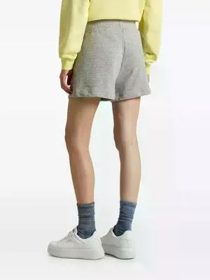 Woolrich Fleece Shorts With Logo Print