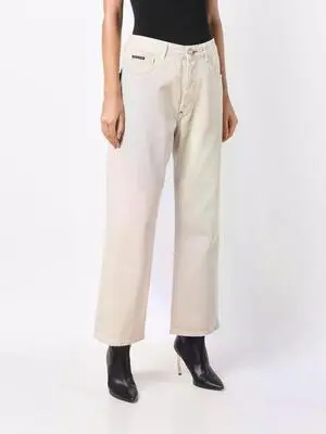 Philipp Plein Flared Cotton Trousers