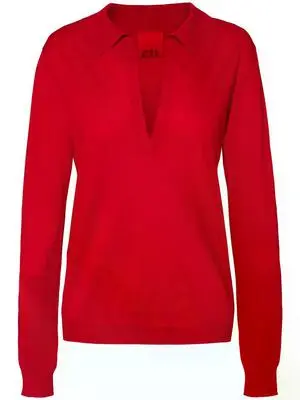Cashmere In Love Lane Jumper - Red
