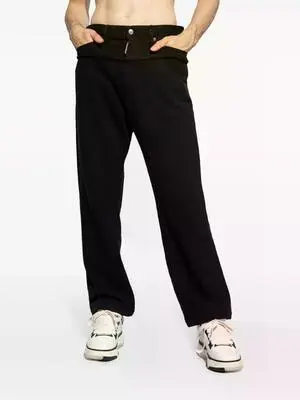 Dsquared2 Denim-panel Cotton Track Pants