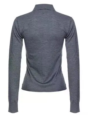 Pinko Wool Knitted Polo Top
