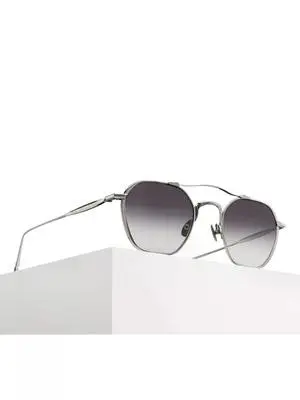 Matsuda Geometric Frame Sunglasses - Silver