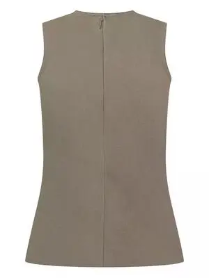 AMI Paris Sleeveless Crew Neck Top
