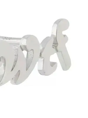 TRUE ROCKS Wtf Stud Earring - Silver