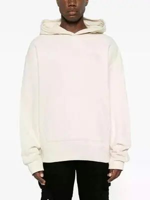 Amiri Logo-embroidered Cotton Hoodie