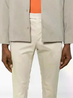 PT TORINO Cotton Blend Chino Trousers - Neutrals