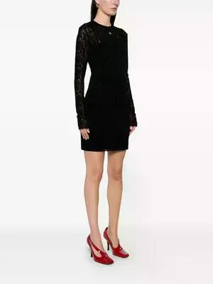 Givenchy Flocked Mini Dress