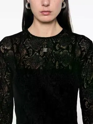 Givenchy Flocked Mini Dress