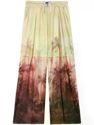 Palm Angels Printed Pants For Women