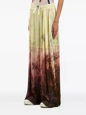 Palm Angels Sunset Palms Wide-leg Trousers