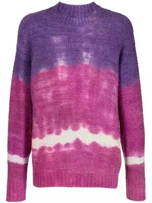 MARANT Tie-dye Knit Crew Neck Sweater