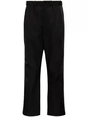 THE POWER FOR THE PEOPLE Wilson Stripe Trousers - Black