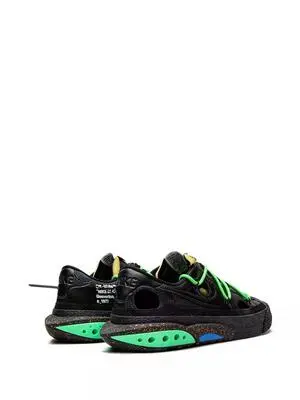 Nike X Off White Blazer Low Electro Green Sneakers - Black