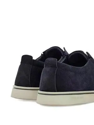 FERRAGAMO Suede Slip-on Sneakers - Blue
