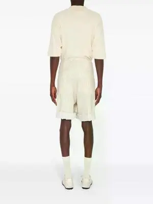 MAISON MARGIELA Striped Cotton Blend Shorts